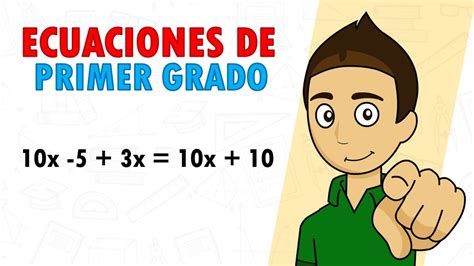 Ejercicios de ecuaciones de primer grado Aprende álgebra y matemáticas