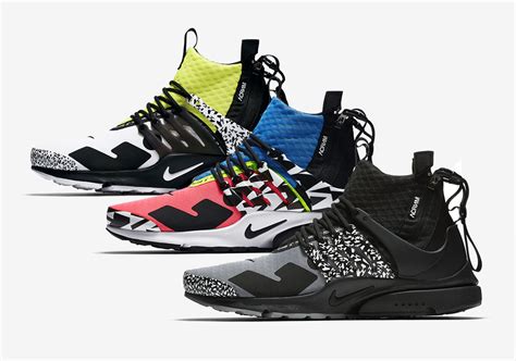 The ACRONYM X Nike Air Presto Mid Is Releasing In Three Colourways