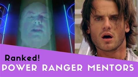 Ranking Power Rangers Mentors YouTube