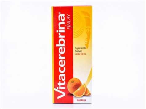Droguería La Economía vitacerebrina jarabe naranja frasco x 180 ml