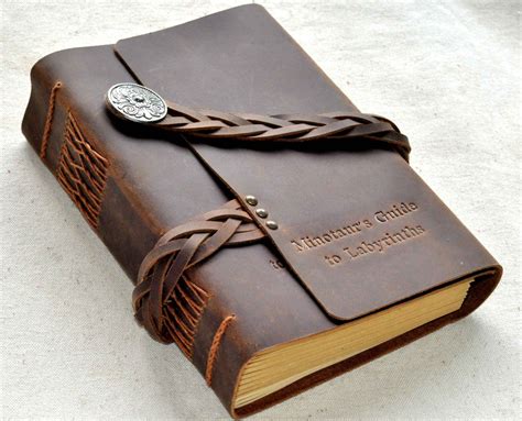 Vintage Styled Leather Journal Diary Retro Leather Notebook Handmade