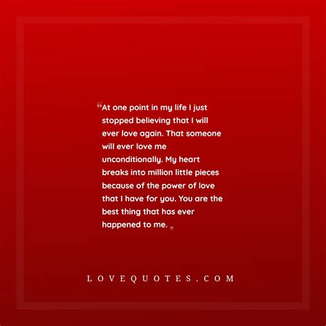 At One Point In My Life Love Quotes