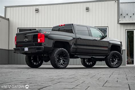 Lifted 2018 Chevrolet Silverado 1500 With 2210 Fuel Blitz Weels With 7