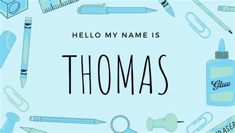 Free Printable Customizable Name Tag Templates Canva