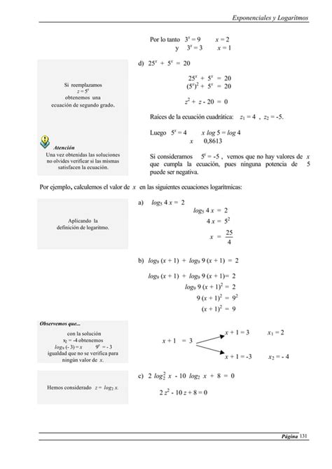 Exponenciales Y Logaritmicas PDF