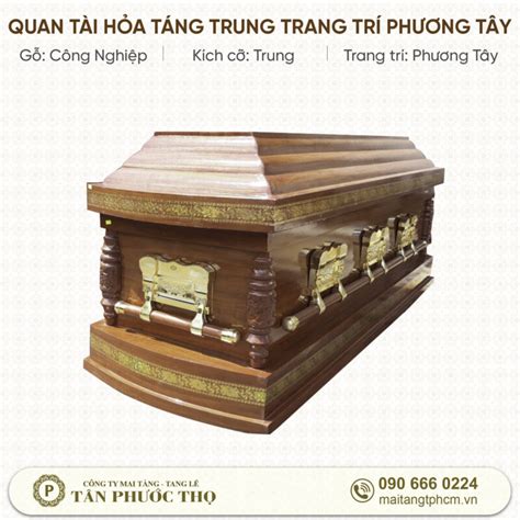 Quan Tài Hỏa Táng Trung trang trí phương tây