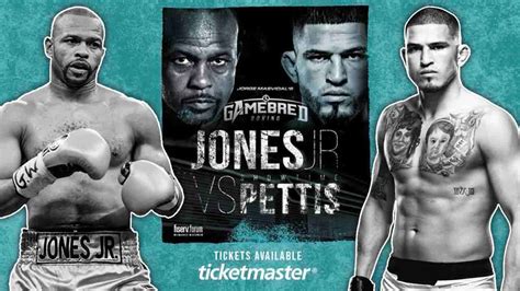 Roy Jones Jr Vs Anthony Showtime Pettis Boxing Bout At Gamebred