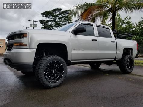 2018 Chevrolet Silverado 1500 Wheel Offset Super Aggressive 3 5