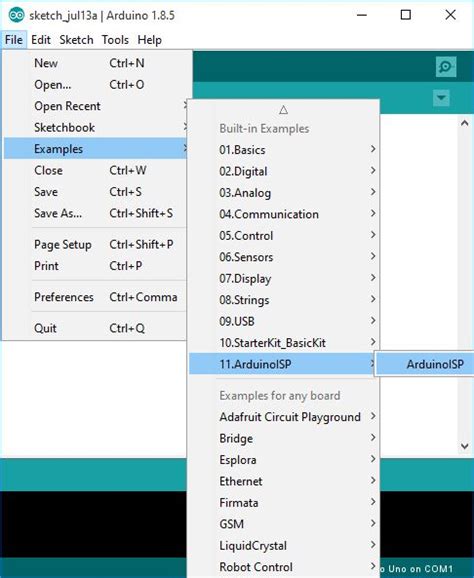 flashing arduino bootloader on atmega328p microcontroller electronics