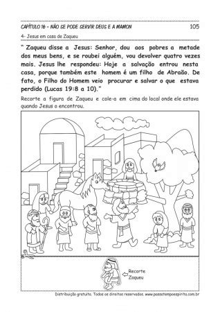 Cap16 4 Jesus em casa de Zaqueu Passatempo Espírita