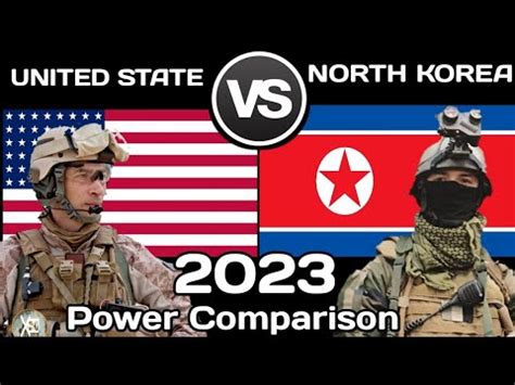 USA Vs North Korea Military Comparison 2023 Power Comparison 2023