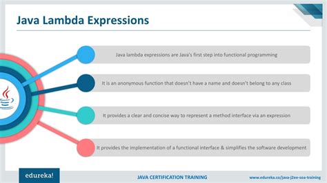ppt lambda expressions in java java lambda tutorial java certification training edureka