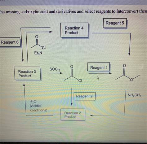 Solved Provide The Missing Carboxylic Acid And Derivatives Chegg
