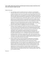 Module 3 Discussion Docx Take A Position What Would A Just Fair
