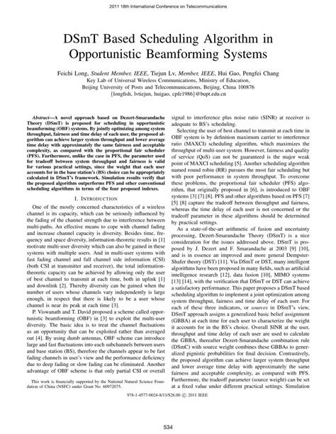 pdf dsmt based scheduling algorithm in opportunistic beamforming systems dokumen tips