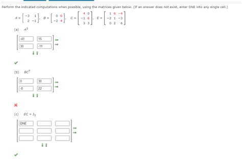 solved perform the indicated computations when possible