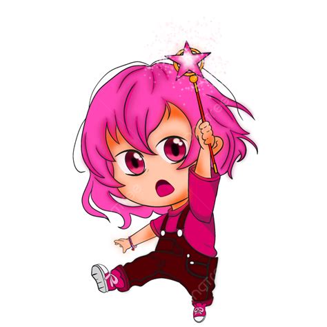 Linda Ni A Peque A Con Varita M Gica Png Chica Magia Varita M Gica