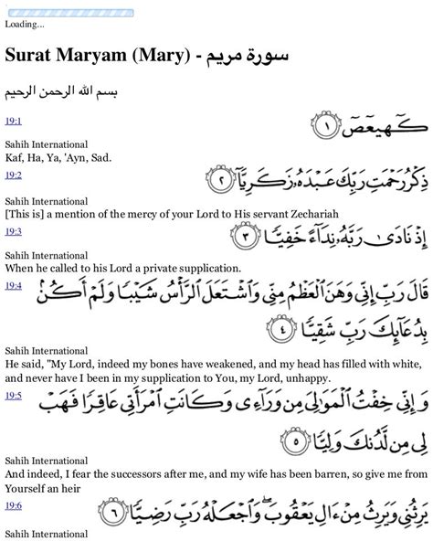 Detail Surat Maryam Ayat Koleksi Nomer
