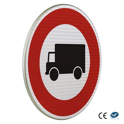 Panneau d interdiction B8 Accès interdit aux véhicules de transport