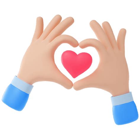 Heart Hands Emoji PNG Images Transparent HD Photo Clipart Hand