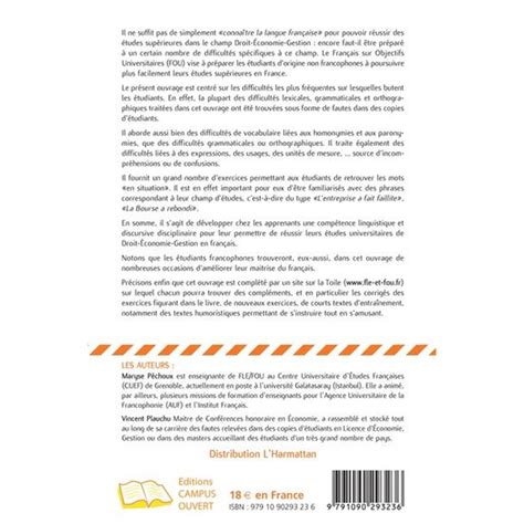 Maîtriser les difficultés du français pour réussir ses études de Droit