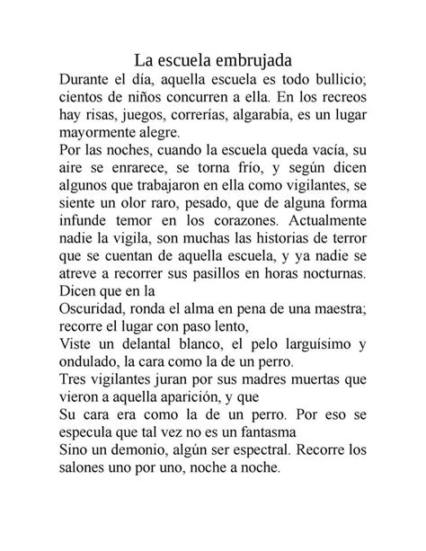 La Escuela Embrujada Cuentos De Terror Largos Cuentos Largos
