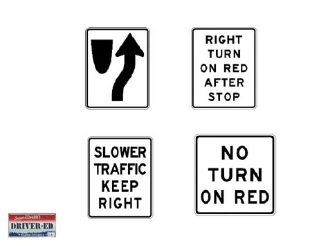 Idaho Public Driver Education Signs Signals Roadway Markings