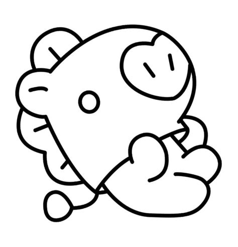 Dibujos De Bt21 Mang Para Colorear Para Colorear Pintar E Imprimir
