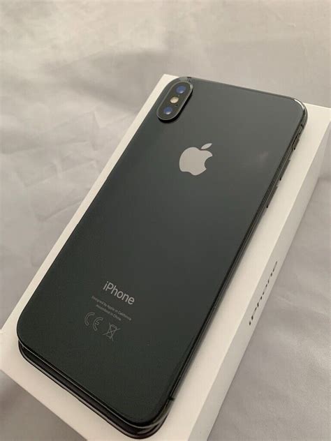 Apple Iphone X Space Grey Gb Phone Mobile Unlocked With Original Box
