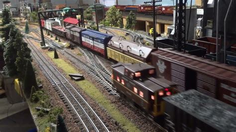 O Scale Layout Running Mth Lehigh Valley Combo Youtube