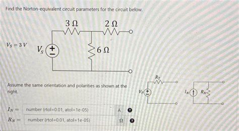 Solved Find The Norton Equivalent Circuit Parameters For The Chegg