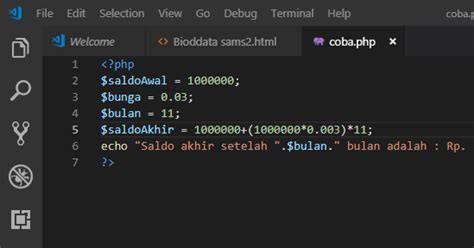 Tutorial Belajar PHP Dasar Untuk Pemula