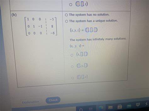 answered two augmented matrices for two linear… bartleby