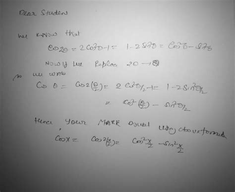 How Cos X Cos Sq X Sin Sq X Q Tan Cosx Sinx Tan Cos X