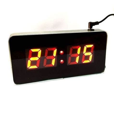 Relógio de Parede Digital LED LuaTek LK 1018 MadeiraMadeira