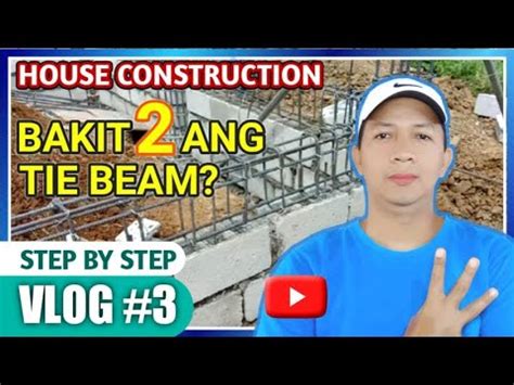 Tie Beam Paano Gumawa Ng Tie Beam Construction Of Tie Beam Youtube