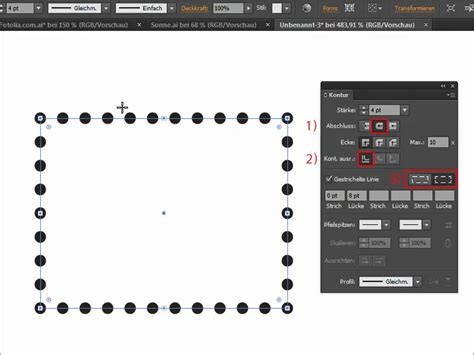 Adobe Illustrator Creare Una Linea Tratteggiata