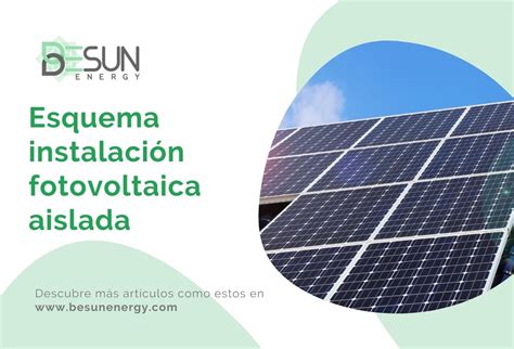 Esquema instalación fotovoltaica aislada Besun Energy