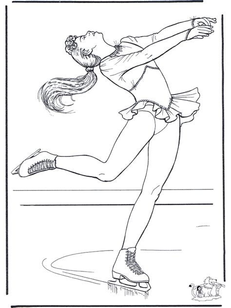 S Lection De Dessins De Coloriage Patinage Imprimer Sur Laguerche