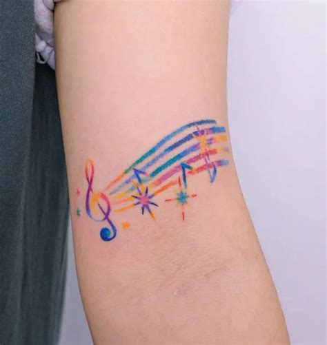 56 Melodiously Meaningful Music Note Tattoo Ideas For 2024