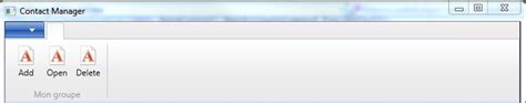 ribbon quick access toolbar wpf controls devexpress d