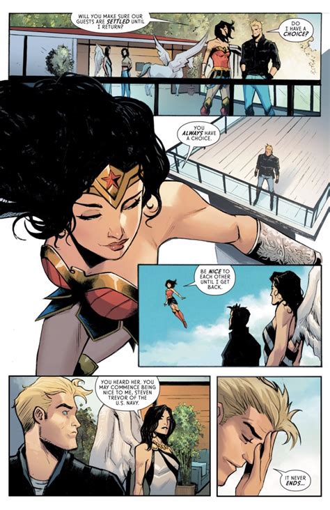 Comic Excerpt Steve Trevors Got A Rough Life Wonder Woman 76 Steve Trevor Comics
