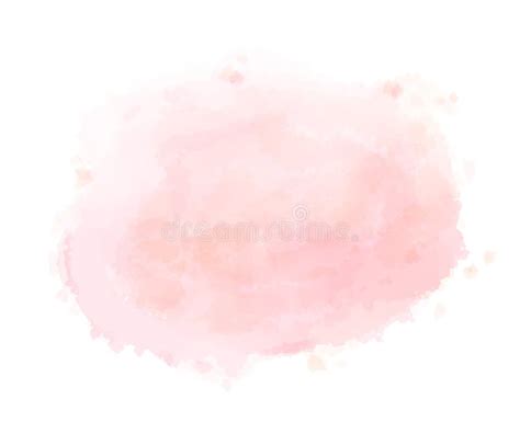 Abstract Watercolor Soft Pink Pastel Liquid Watercolor On White Paper