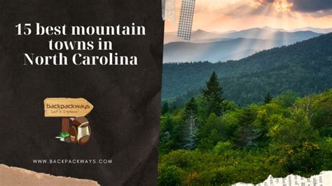 15 Best Mountain Towns In North Carolina Backpackways