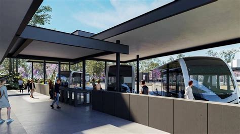 Así lucirá la estación del Ie Tram en el Gran Parque La Plancha Con