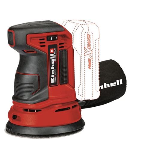 Ponceuse Orbitale Einhell Sans Fil 18 V 18 5 Po Outil Seulement