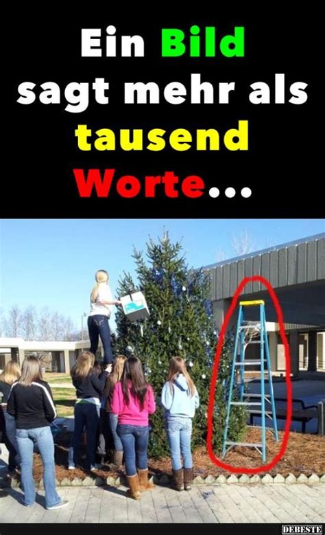 Ein Bild Sagt Mehr Als Tausend Worte Witze Lustig Lustig Witze