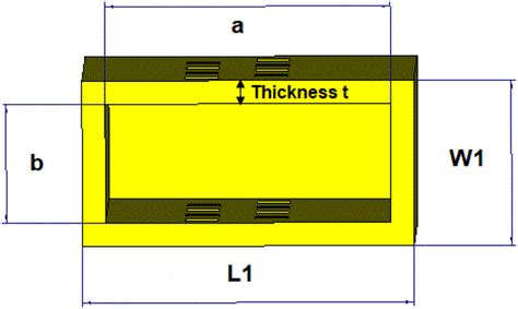 dual beam waveguide slots antenna with wall thickness structure [color download scientific