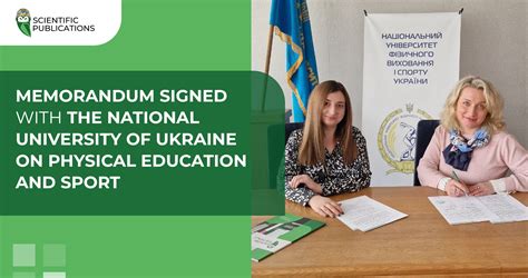 Memorandum Signed With The National University Of Physical Education