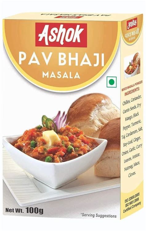 Ashok Pav Bhaji Masala Packaging Size 100 Gm At Rs 50 Kg In Jalandhar